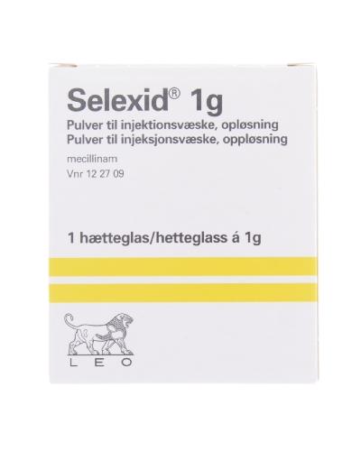 Selexid 1 g pulver til injeksjonsvæske, oppløsning hetteglass 1 stk ...