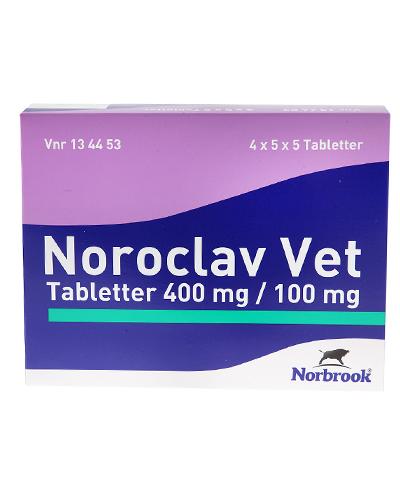 Noroclav vet tab 400/100mg 100 ENPAC - Apotek 1
