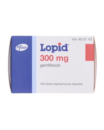 Lopid 300mg kapsler 100 enpac - Apotek 1