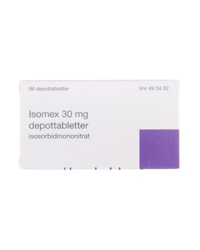 Isomex 30 mg depottabletter 98 stk - Apotek 1