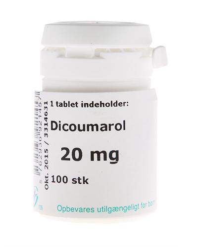 Dicoumarol glostrup 20mg tabletter 100 - Apotek 1