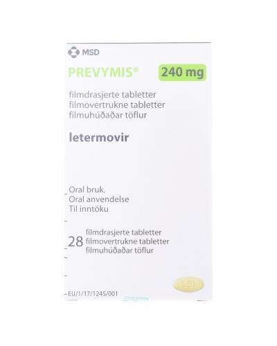 Prevymis 240 mg tabletter 28 stk - Apotek 1