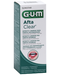 Gum Afta Clear munnskyll 120 ml - Apotek 1