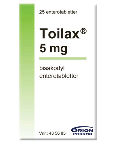 Toilax 5mg enterotabletter 25 stk - Apotek 1