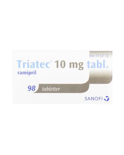 Triatec Tablett 10 mg 98 stk - Apotek 1