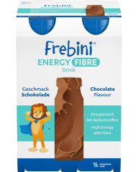 Frebini energy fibre drink sjokolade 4x200 ml - Apotek 1