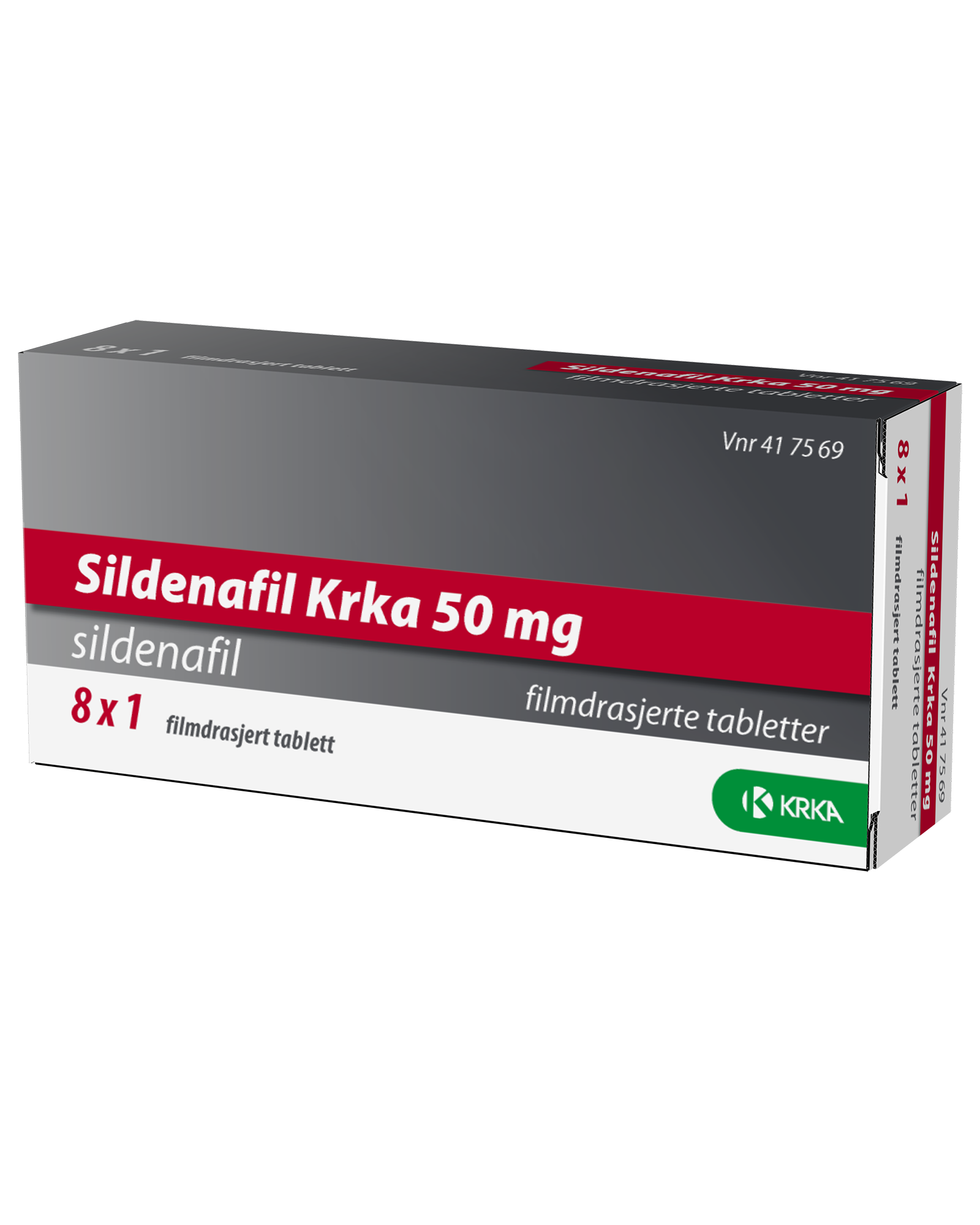 Sildenafil Krka 50 mg tabletter 8 stk - Apotek 1
