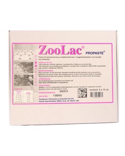 Zoolac propaste 8x15ml - Apotek 1