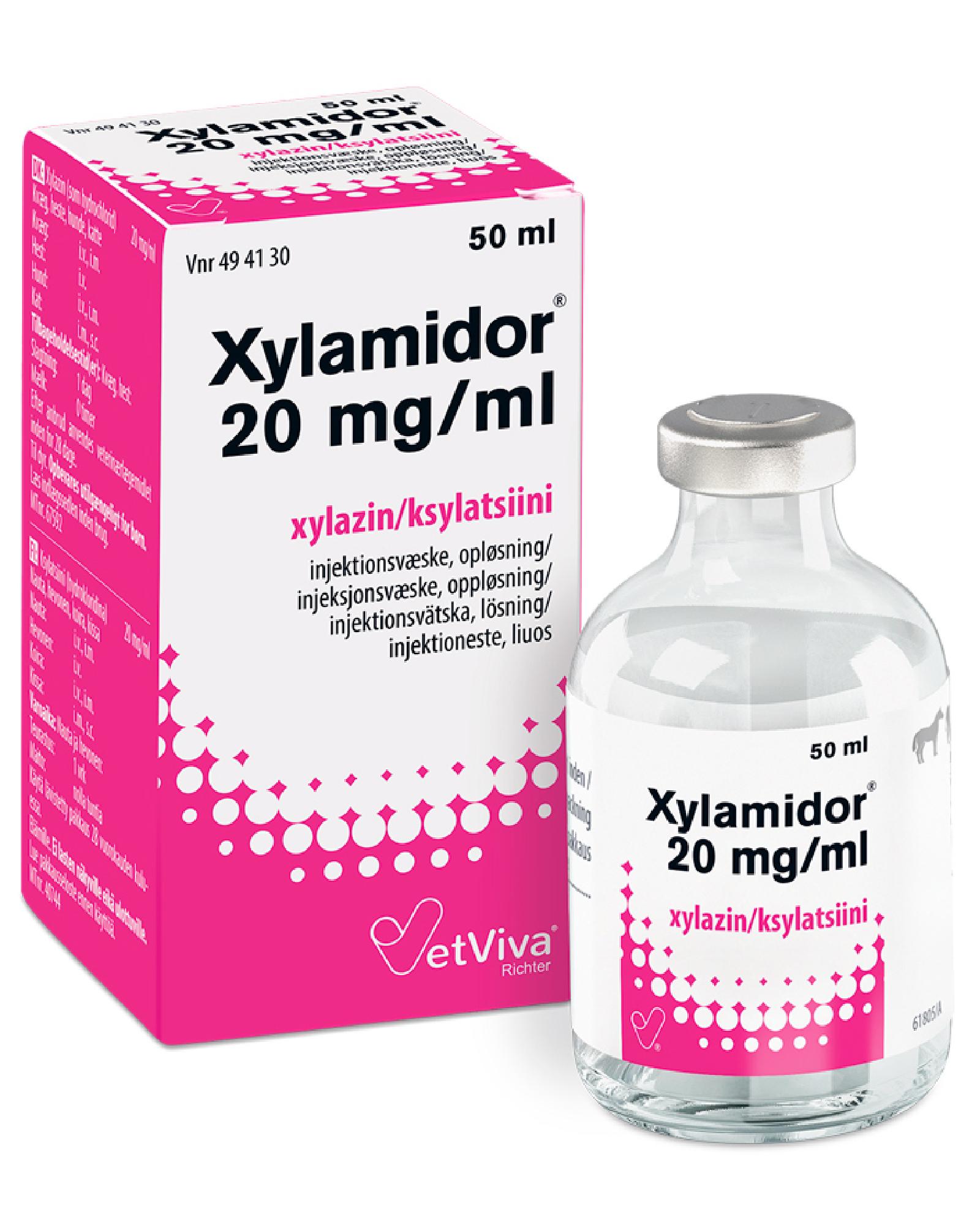 Xylamidor vet inj 20mg/ml - Apotek 1