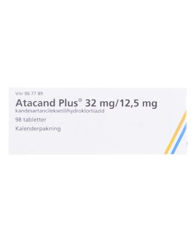 Atacand Plus Tablett 32 mg/12,5 mg 98 stk - Apotek 1