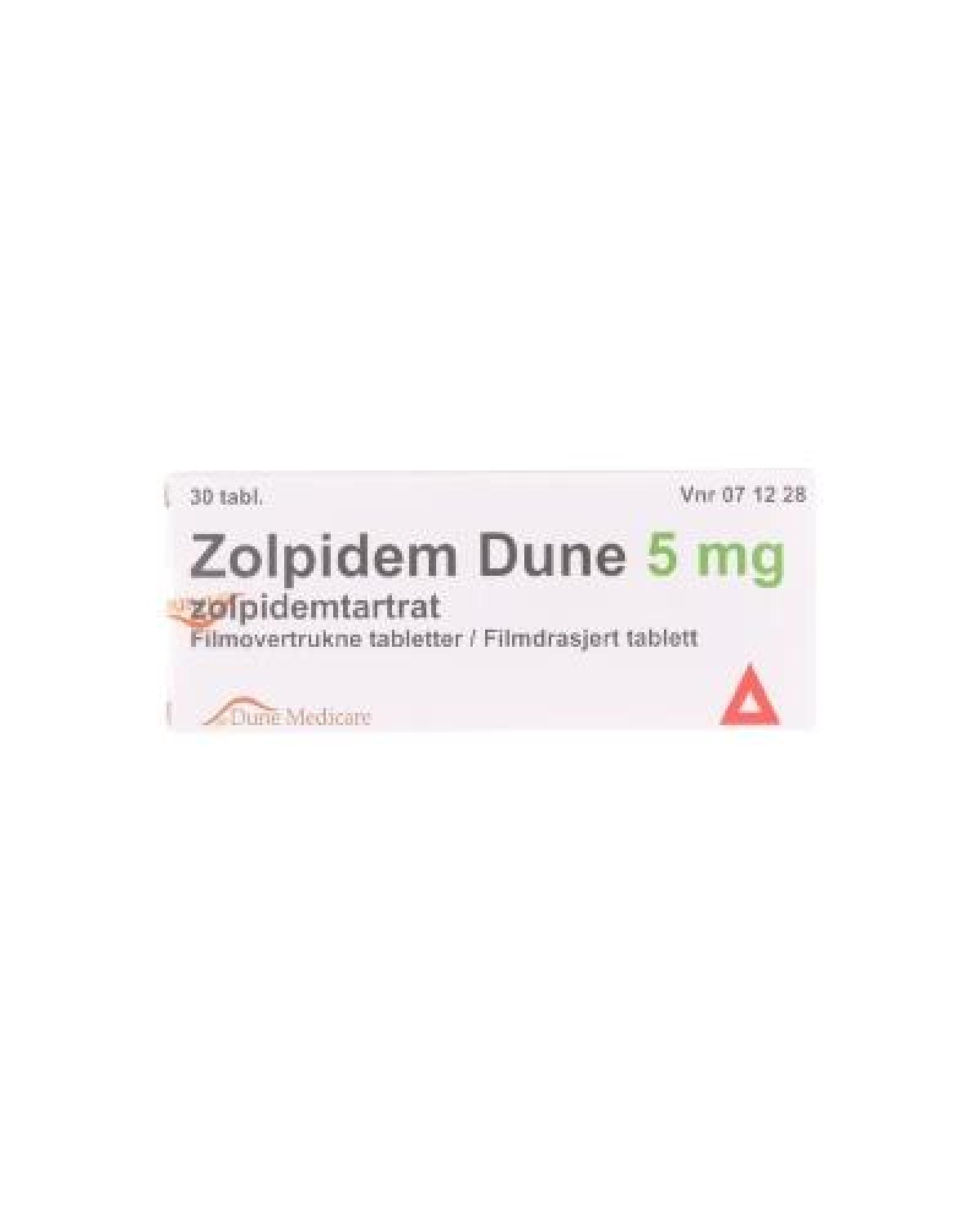 Zolpidem dune tab 5mg - Apotek 1