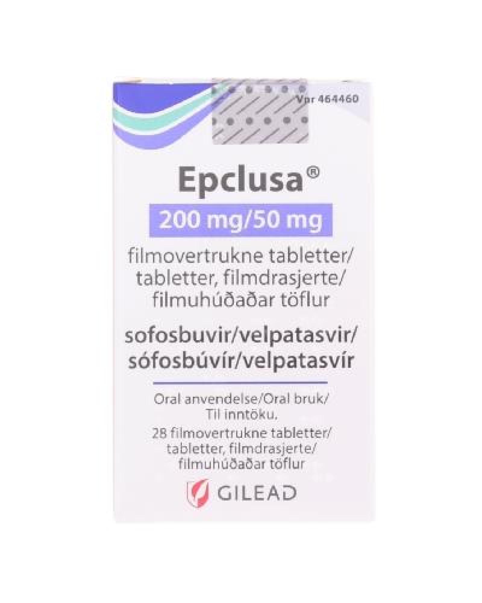 Epclusa tab 200/50mg 28 STK - Apotek 1