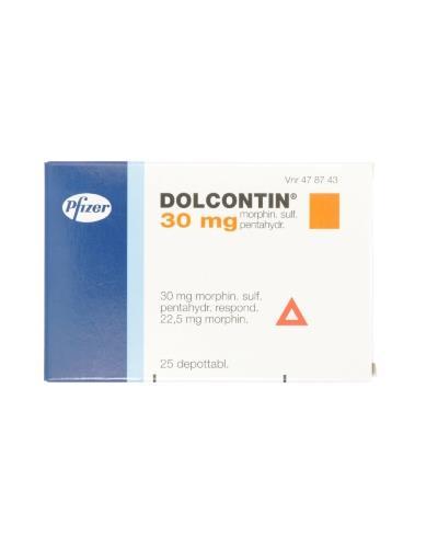 Dolcontin Depottablett 30 mg 25 stk - Apotek 1