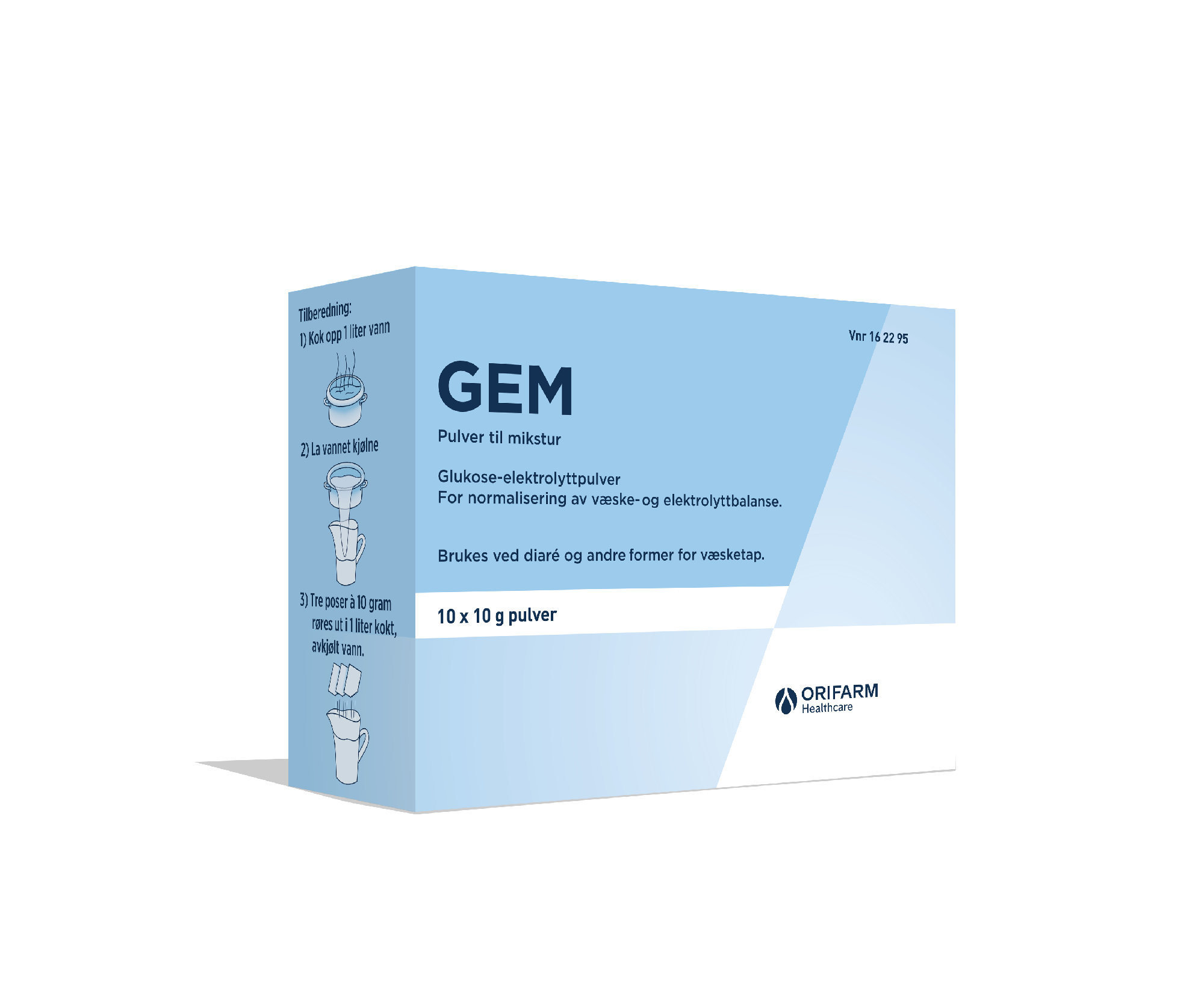 Gem pulver til mikstur 10x10 g - Apotek 1