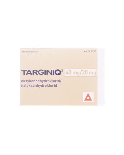 Targiniq Depottablett 40 mg/20 mg 28 stk - Apotek 1