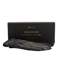 Adeler lammeskinnshansker herre sort one size 1 par - Apotek 1