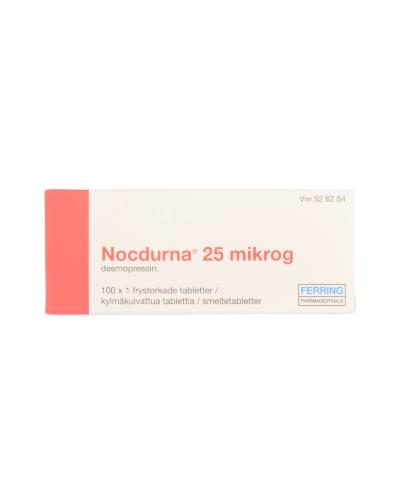 Nocdurna 25 mikrog smeltetabletter blisterpakning, endose 100 stk ...