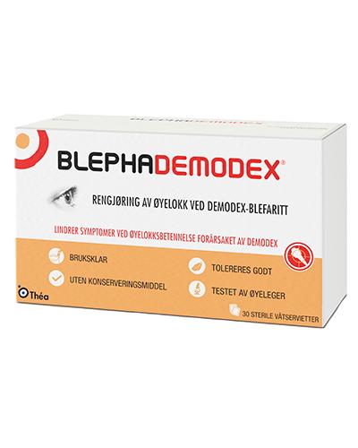 Blephademodex sterile våtservietter 30 stk - Apotek 1