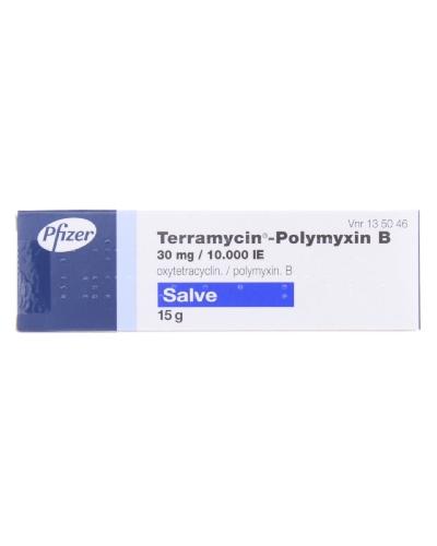 Terramycin-Polymyxin B Salve 30 mg/10 000 IE 15 g - Apotek 1