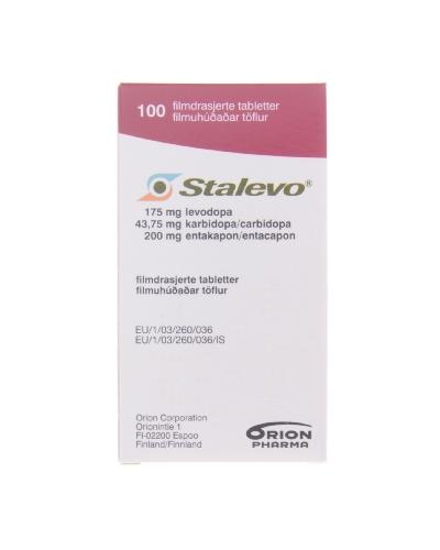 Stalevo Tablett, filmdrasjert 175mg/43,75mg/200mg 100 stk - Apotek 1