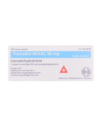 Tramadol Hexal 50 mg harde kapsler 100 stk - Apotek 1