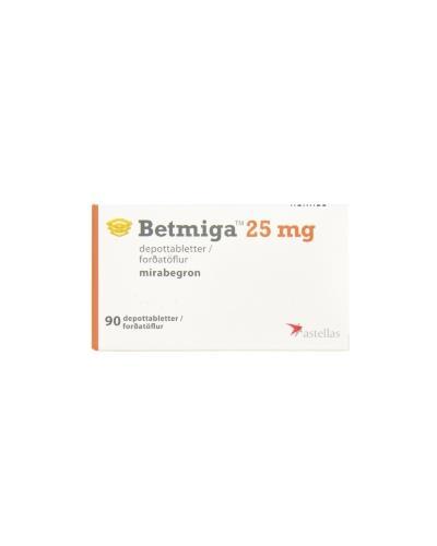 Betmiga 25 mg depottabletter 90 stk - Apotek 1