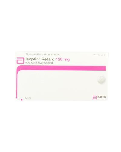 Isoptin Retard Depottablett 120 mg 98 stk - Apotek 1