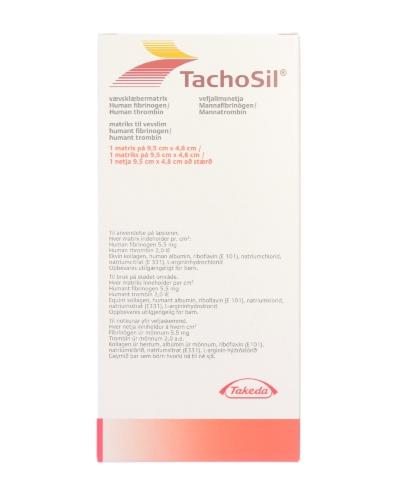 TachoSil Matriks til vevslim 5,5 mg/cm2/2 IE/cm2 1x45,6 cm2 - Apotek 1