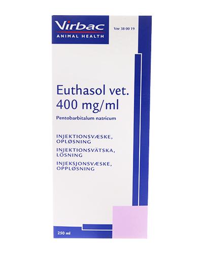 Euthasol vet inj 400mg/ml 250 MLHGL - Apotek 1