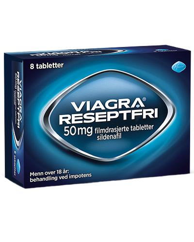 Viagra Reseptfri 50mg tabletter 8stk - Apotek 1