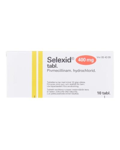 Selexid 400 mg filmdrasjerte tabletter 10 stk - Apotek 1