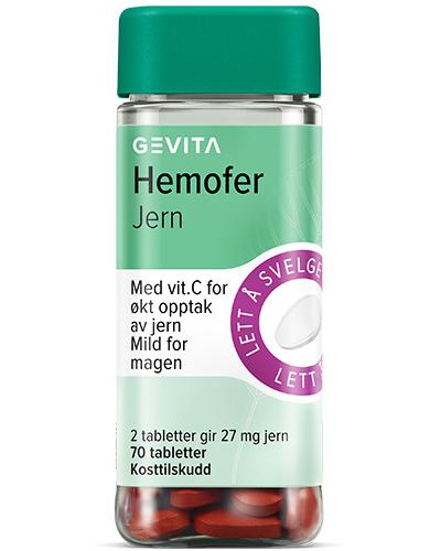 Gevita Hemofer jerntabletter 70stk - Apotek 1