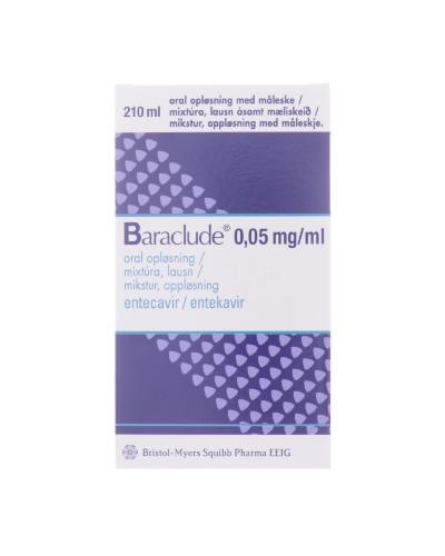 Baraclude Mikstur 0,05 mg/ml 210 ml - Apotek 1