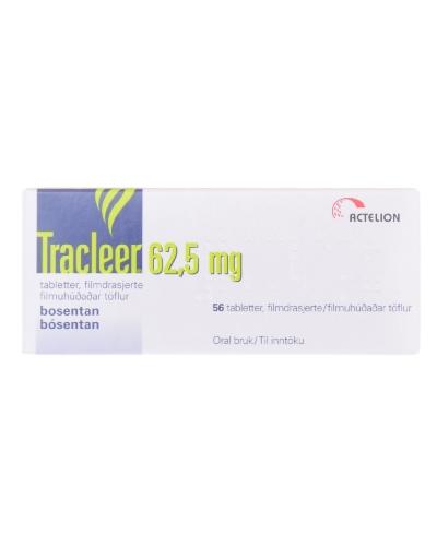 Tracleer Tablett, filmdrasjert 62,5 mg 56 stk - Apotek 1