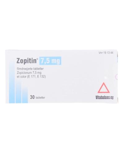 Zopitin 7,5 mg tabletter 30 stk - Apotek 1