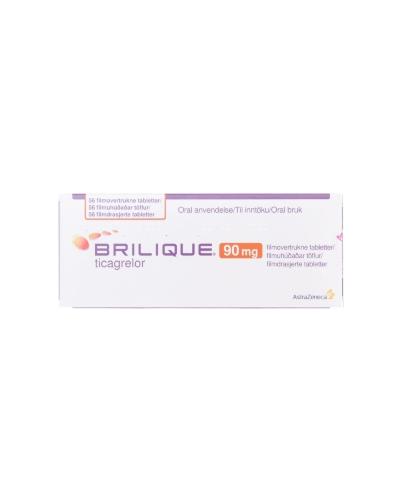 Brilique Tablett, filmdrasjert 90 mg 56 stk - Apotek 1