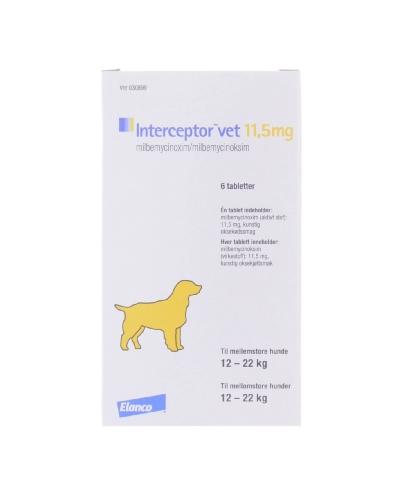 Interceptor vet tab 11,5mg 6 ENPAC - Apotek 1