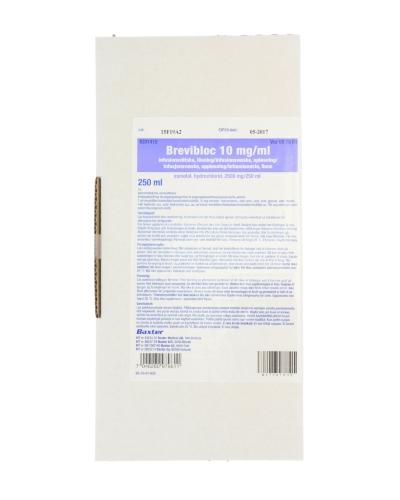 Brevibloc Infusjonsvæske, oppløsning 10 mg/ml 250 ml - Apotek 1