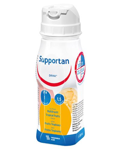 Supportan Drink næringsdrikk tropefrukt 4x200 ml - Apotek 1