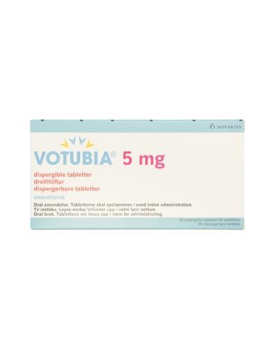 Votubia Dispergerbar tablett 5 mg 30 stk - Apotek 1