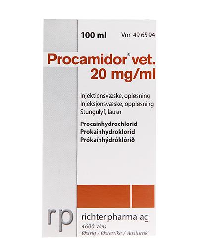 Procamidor vet inj 20mg/ml - Apotek 1