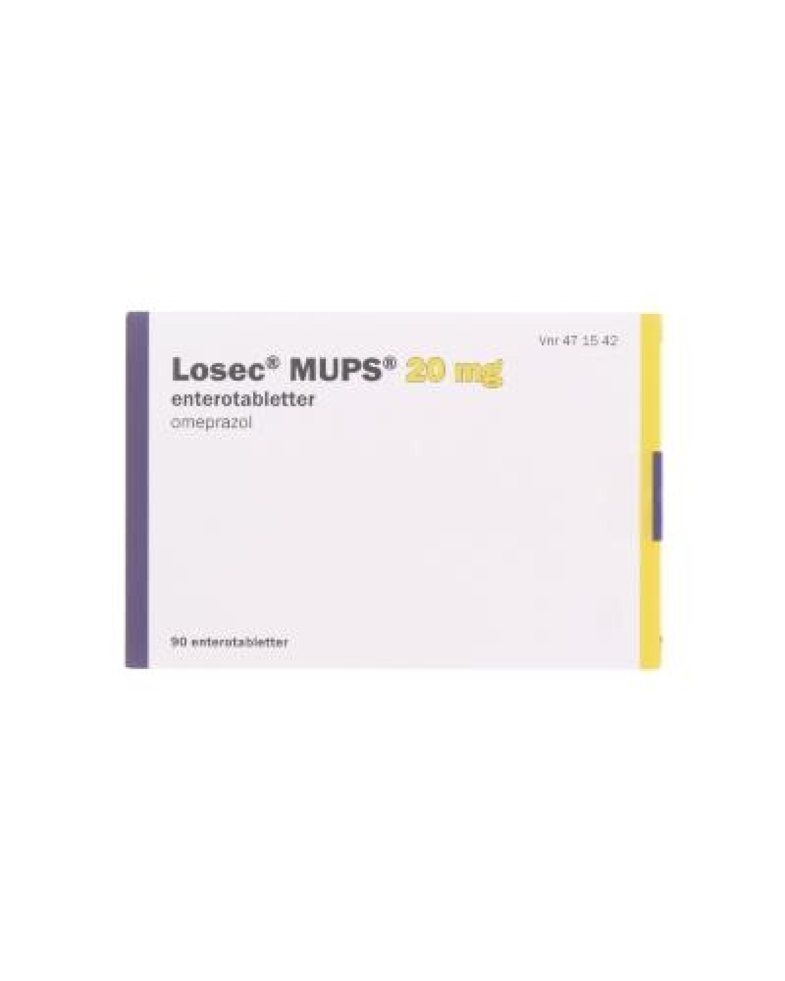 Losec MUPS para enterotab 20mg - Apotek 1