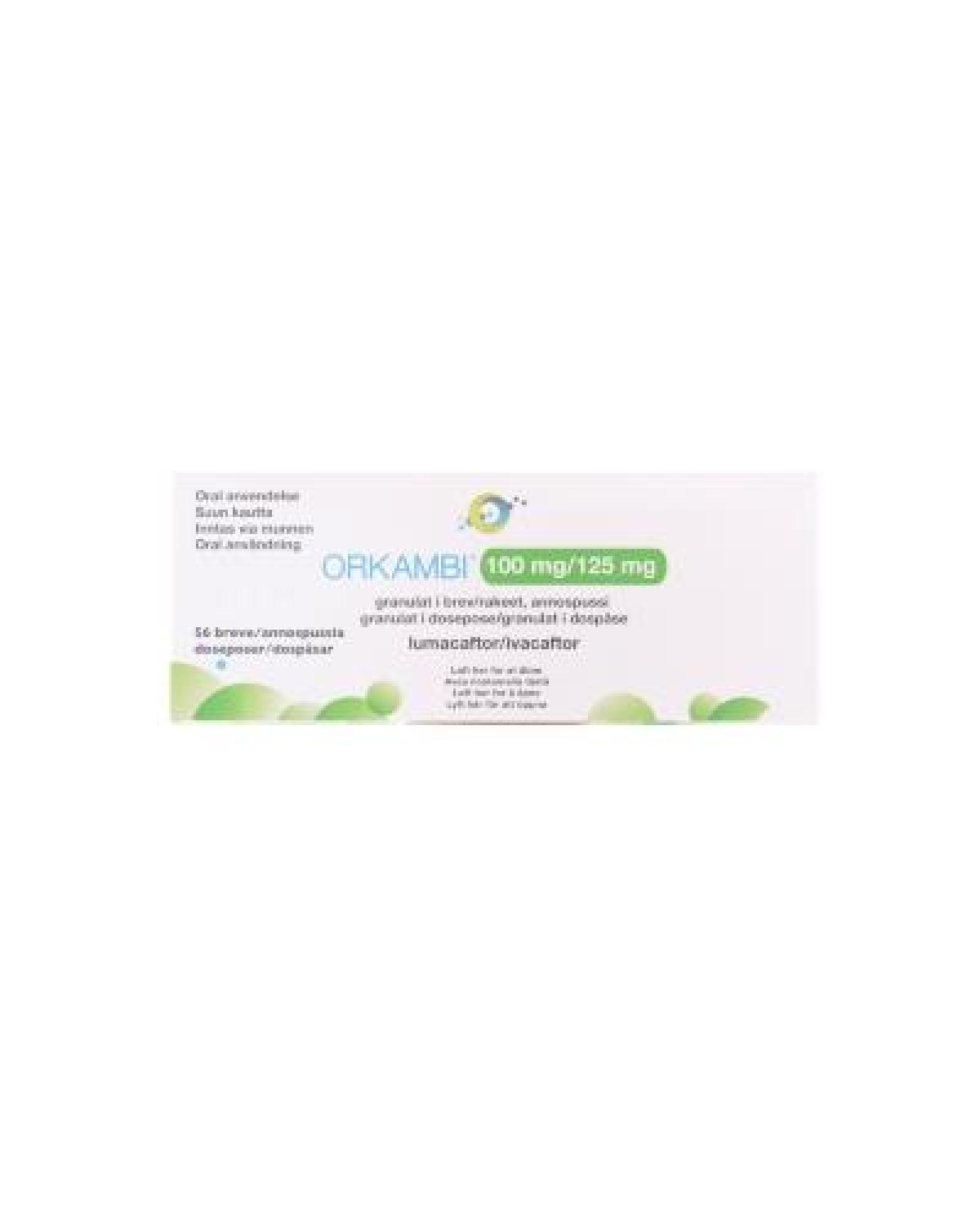 Orkambi 100 mg/125 mg granulat i dosepose 56 stk - Apotek 1