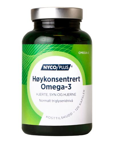 Nycoplus Høykonsentrert omega-3 1000mg kapsler 120stk - Apotek 1