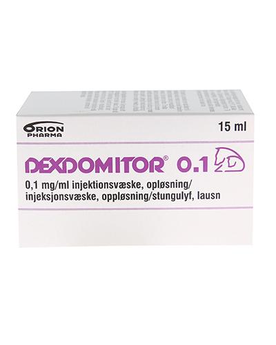 Dexdomitor vet inj 0,1mg/ml - Apotek 1