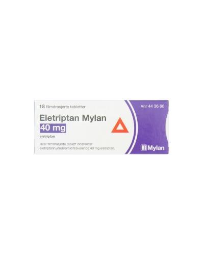 Eletriptan mylan tab 40mg - Apotek 1