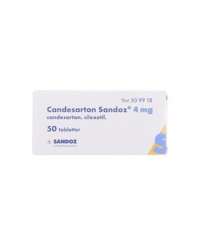 Candesartan Sandoz Tablett 4 mg 50x1 stk - Apotek 1