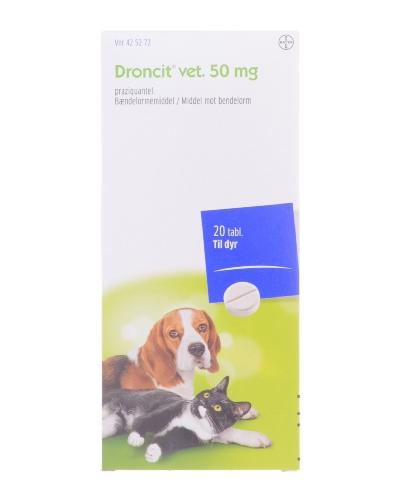 Droncit vet tab 50mg 20 ENPAC - Apotek 1