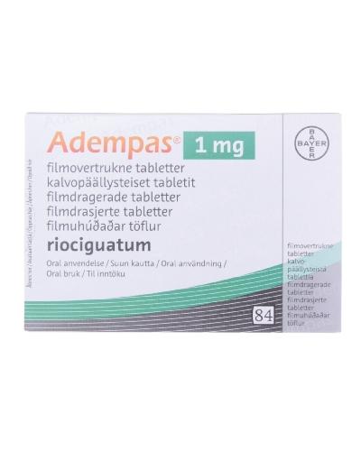 Adempas Tablett, filmdrasjert 1 mg 84 stk - Apotek 1