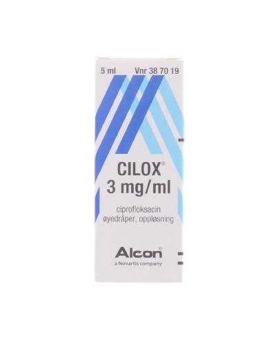 Cilox Øyedråper, oppløsning 3 mg/ml 5 ml - Apotek 1